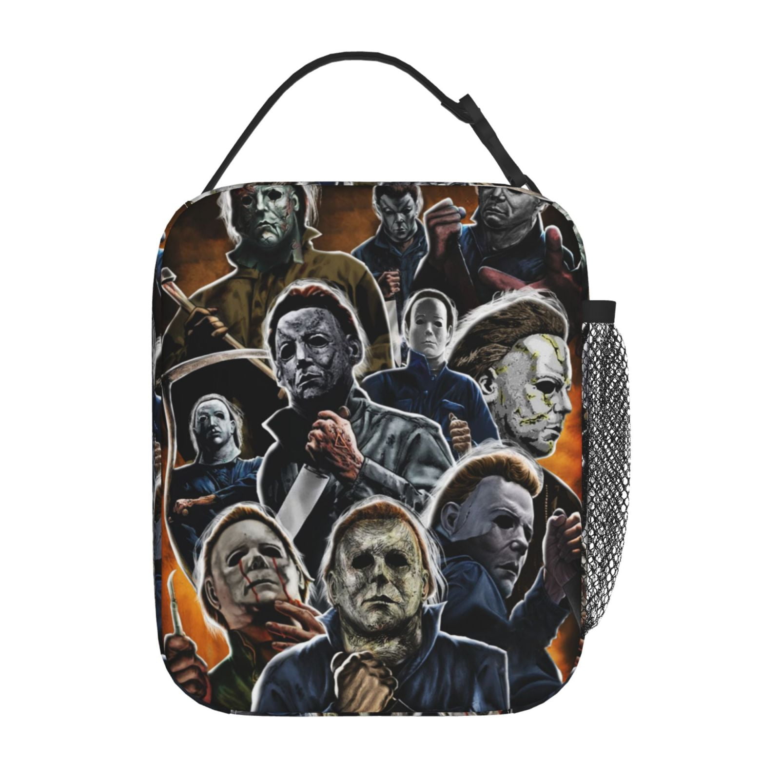 Insulated Meal Box Cooler Tote, Michael Myers Lunch Bag with Shoulder ...