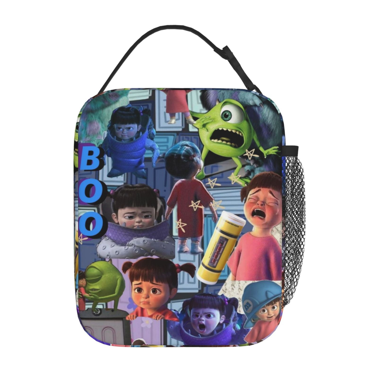 Insulated Meal Box Cooler Tote, Monsters Inc Lunch Bag with Shoulder ...