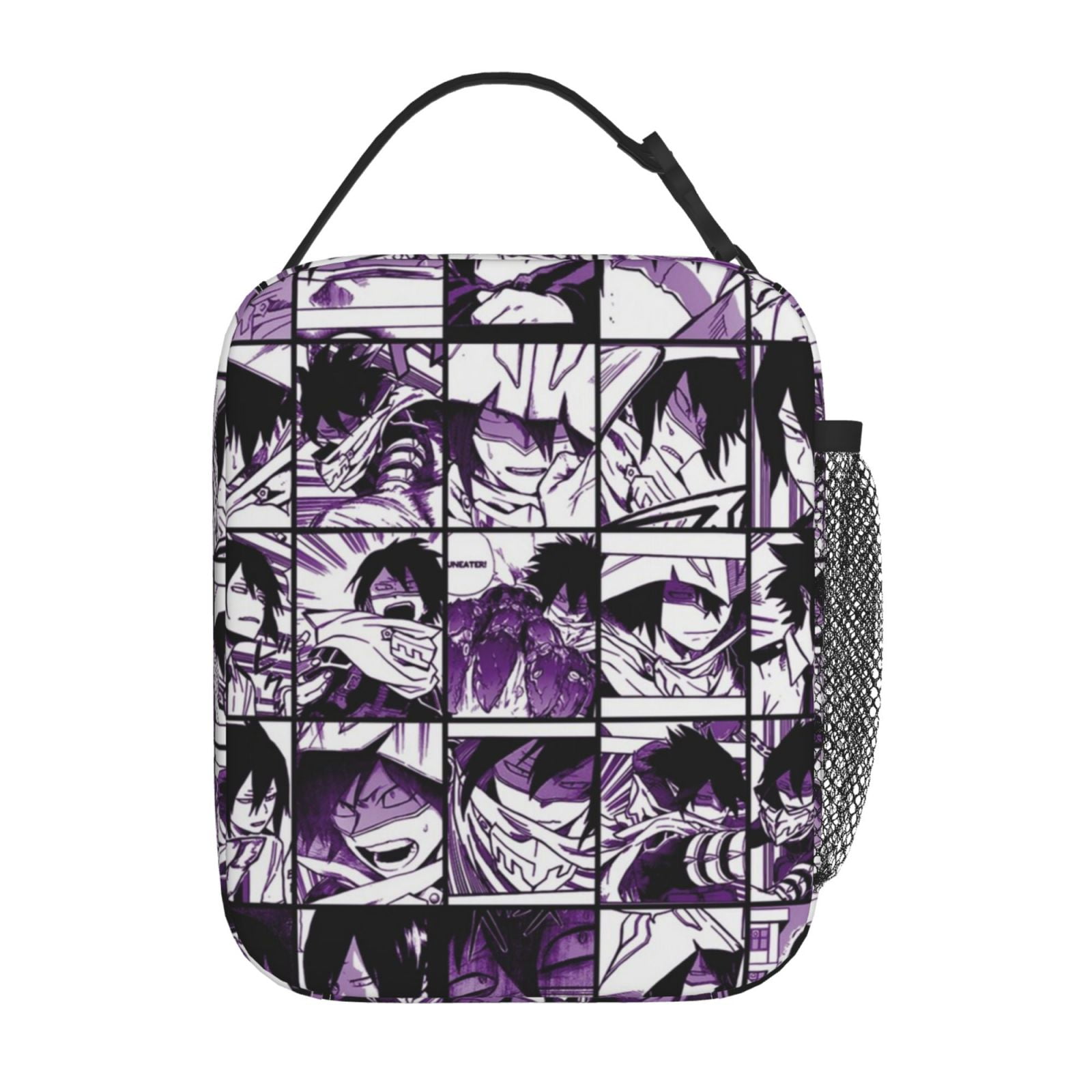 Insulated Meal Box Cooler Tote, My Hero Academia Tamaki Amajiki Collage Lunch Bag with Shoulder ...