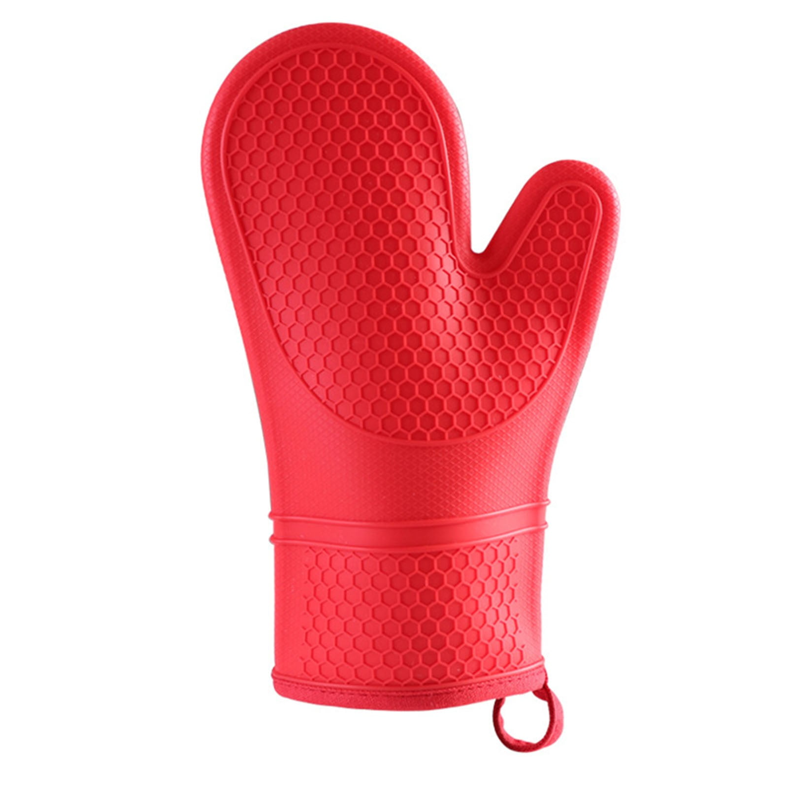 Insulated Oven Glove Silicone Heat-proof Microwave Mitt Heat Resistant ...