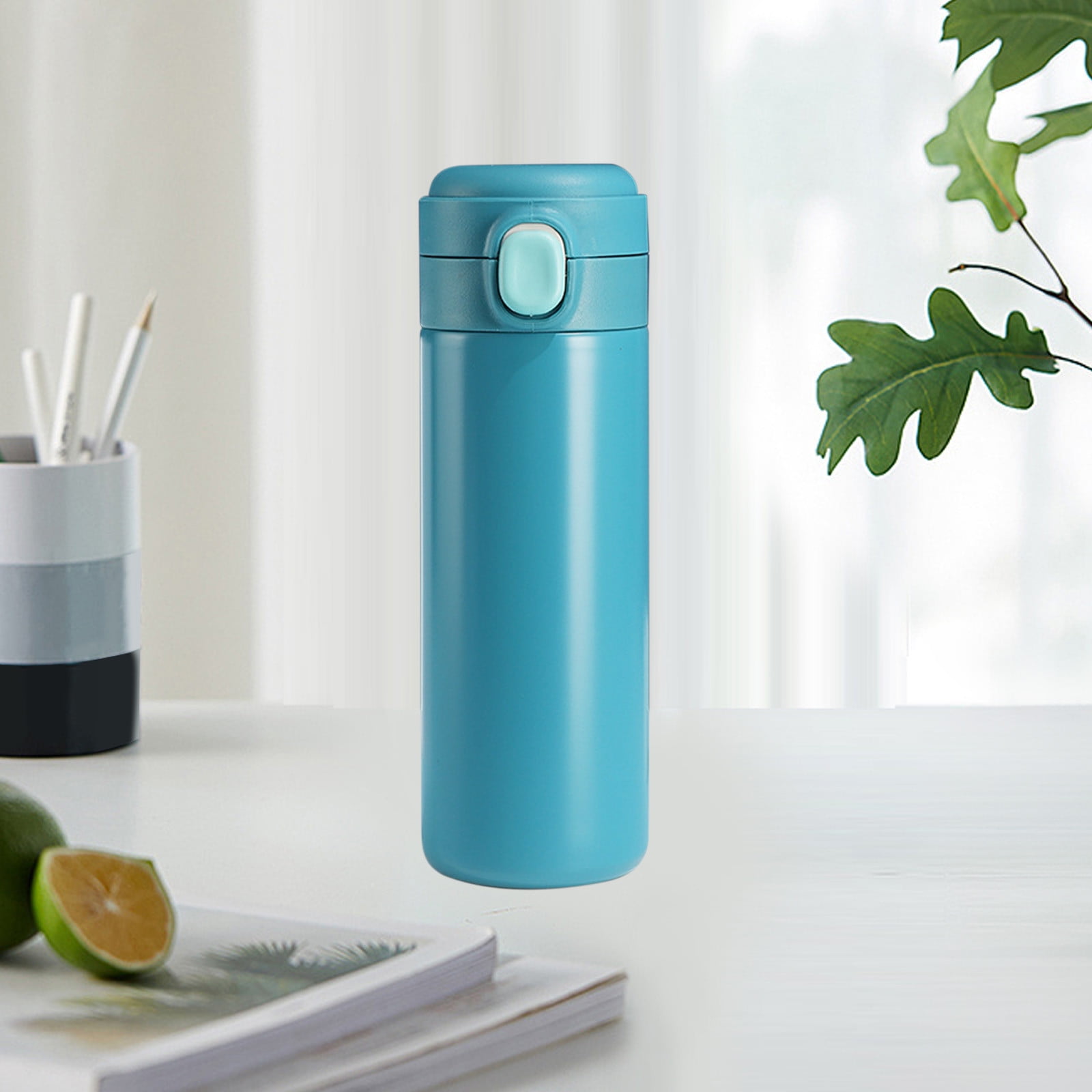 Insulated Pea Cup, Stainless Steel Travel Mug, Leak-Proof Lid, Double ...