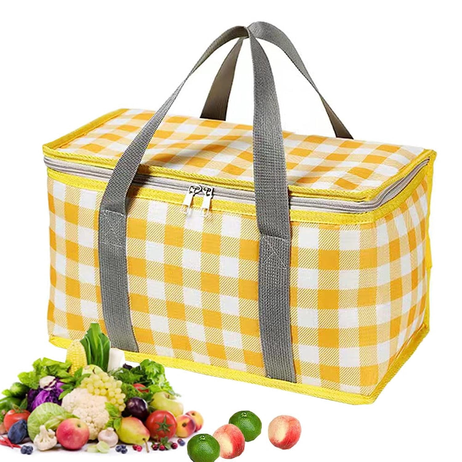 Insulated Picnic Bag Reusable, Beach Bag Cooler Bags, Cooler Bags with ...