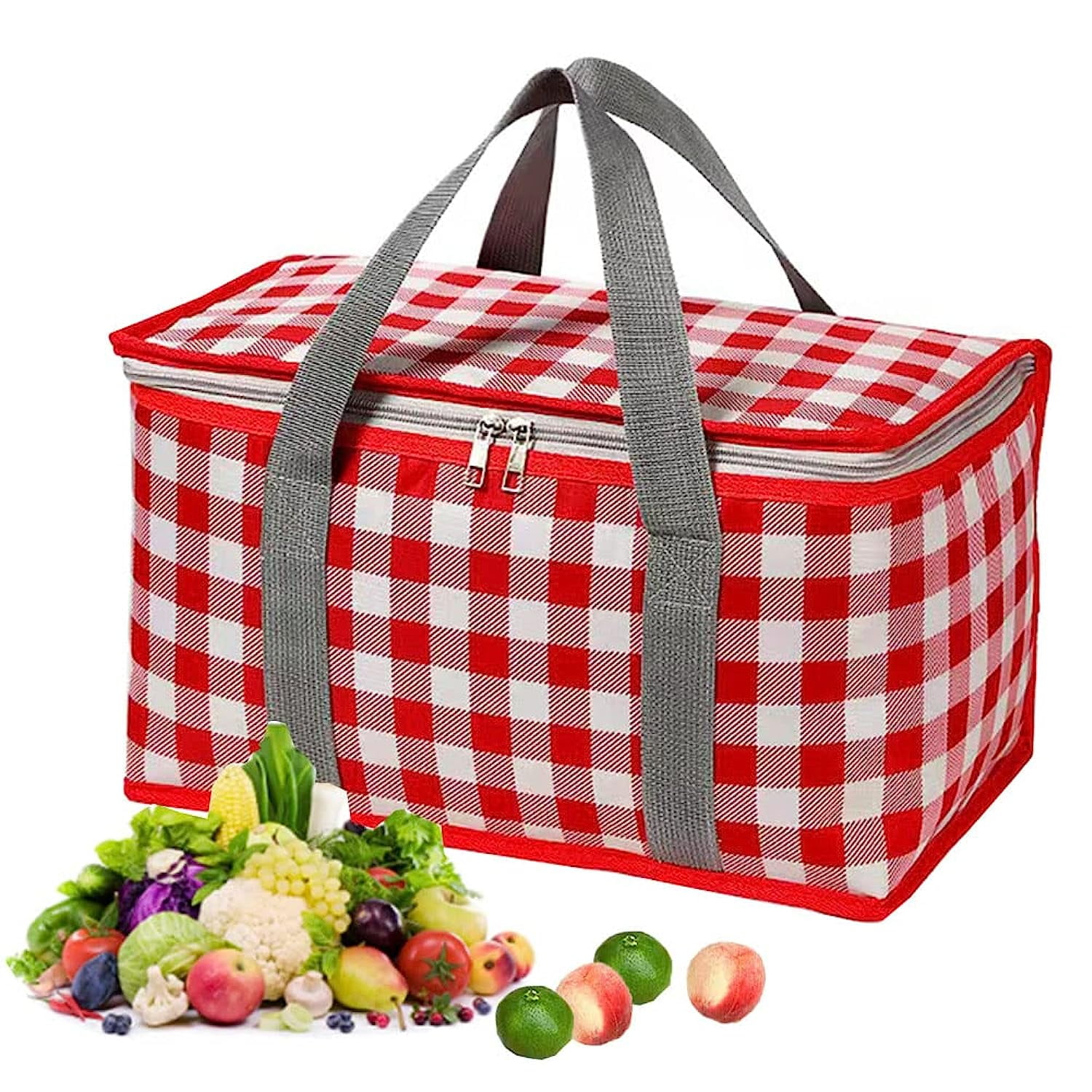 Insulated Picnic Bag Reusable, Beach Bag Cooler Bags, Cooler Bags with ...
