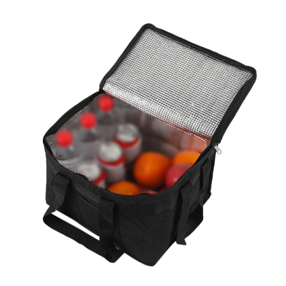 Insulated Reusable Grocery Bag, Food Delivery Bag, Durable, Heavy Duty ...