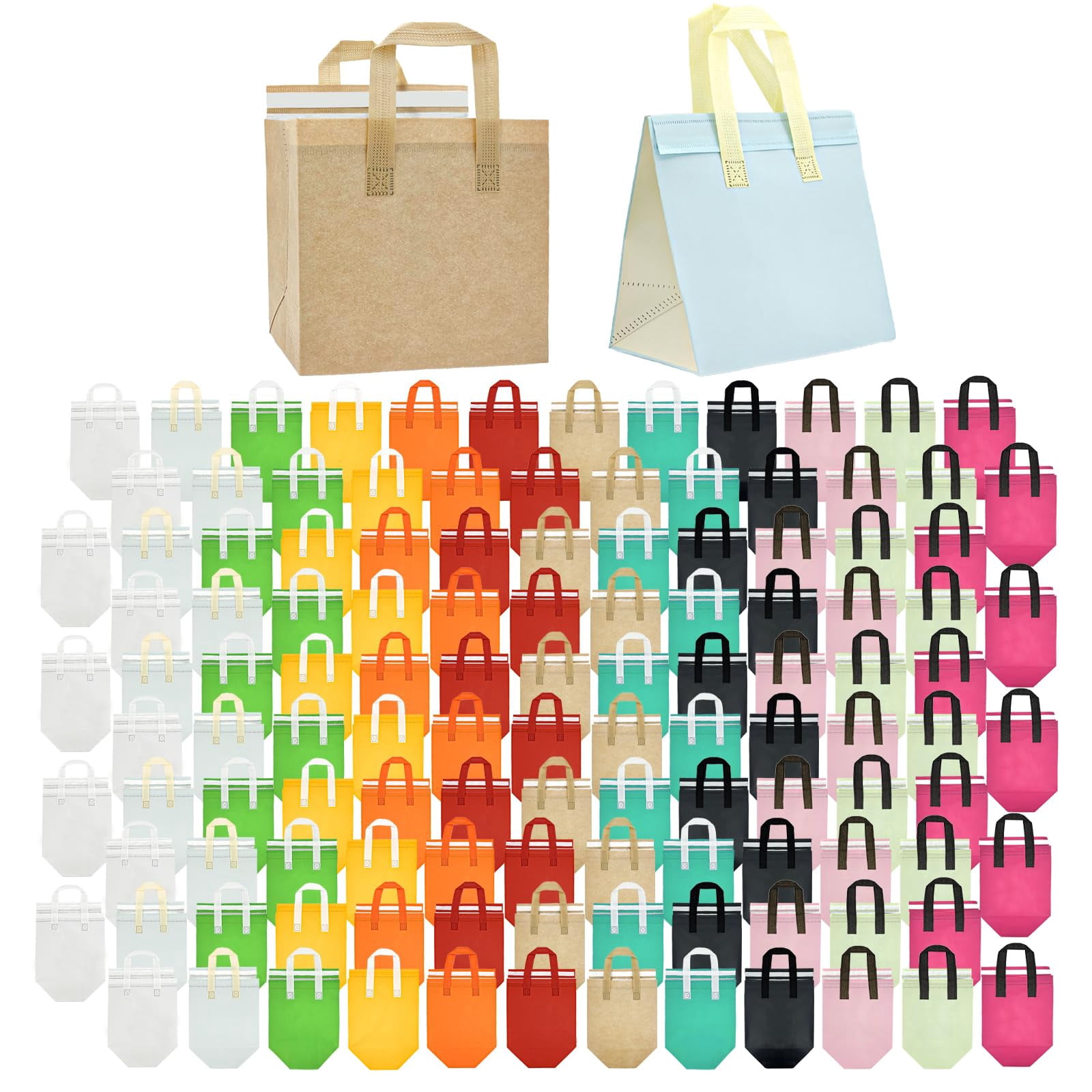 Insulated Reusable Lunch Bags Bulk for Hot Cold Food Delivery, Catering ...
