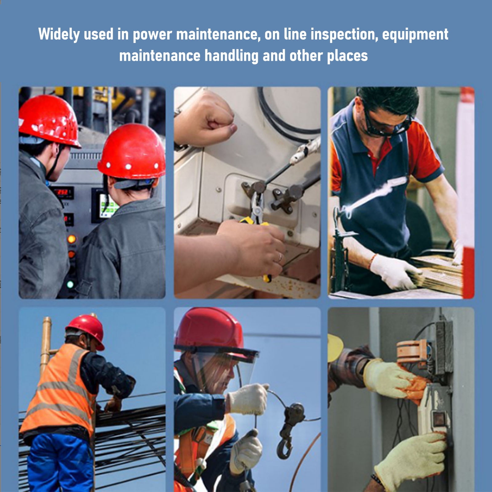Insulated Rubber Electrician Gloves 400V Anti-Slip For Installation ...
