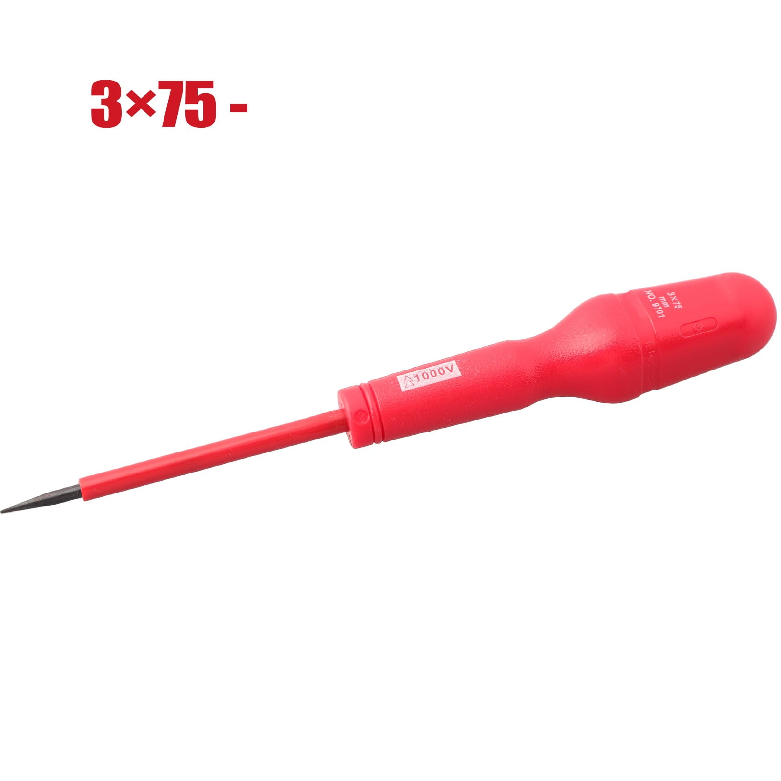 Insulated Screwdriver PP/TPR Two-tone Rubber-coated Screw Driver Tools ...