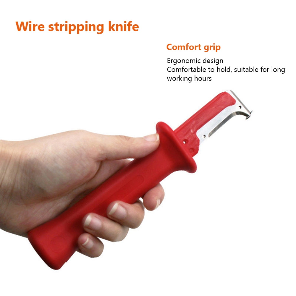 Insulated Sheathing Knife, Manual Peeling Knife with Insulation Cap ...