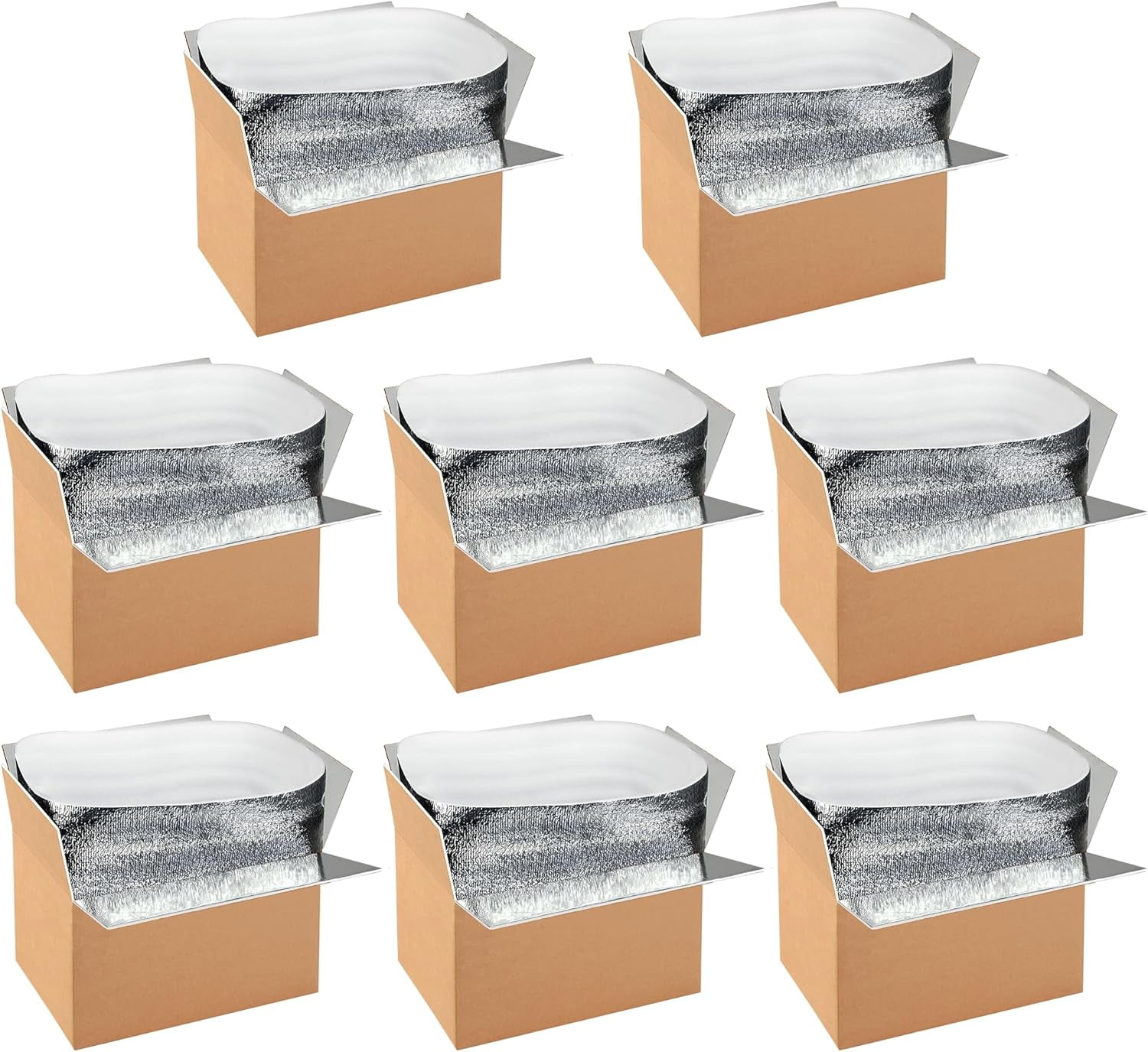 Insulated Shipping Boxes with Aluminum Foil Liner - Thermal Insulation ...