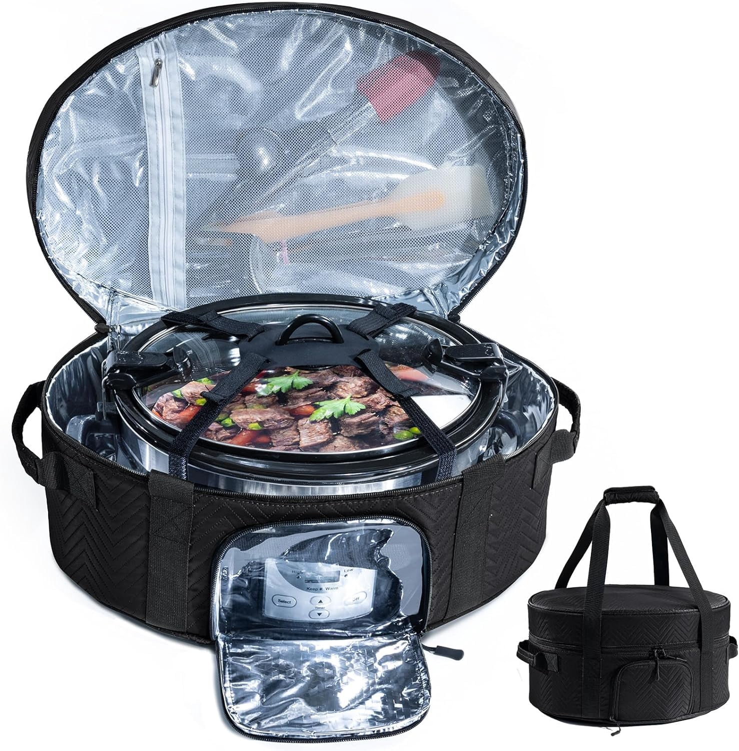 Insulated Slow Cooker Carrying Bag for 6-8 Quart CrockPot and Slow ...