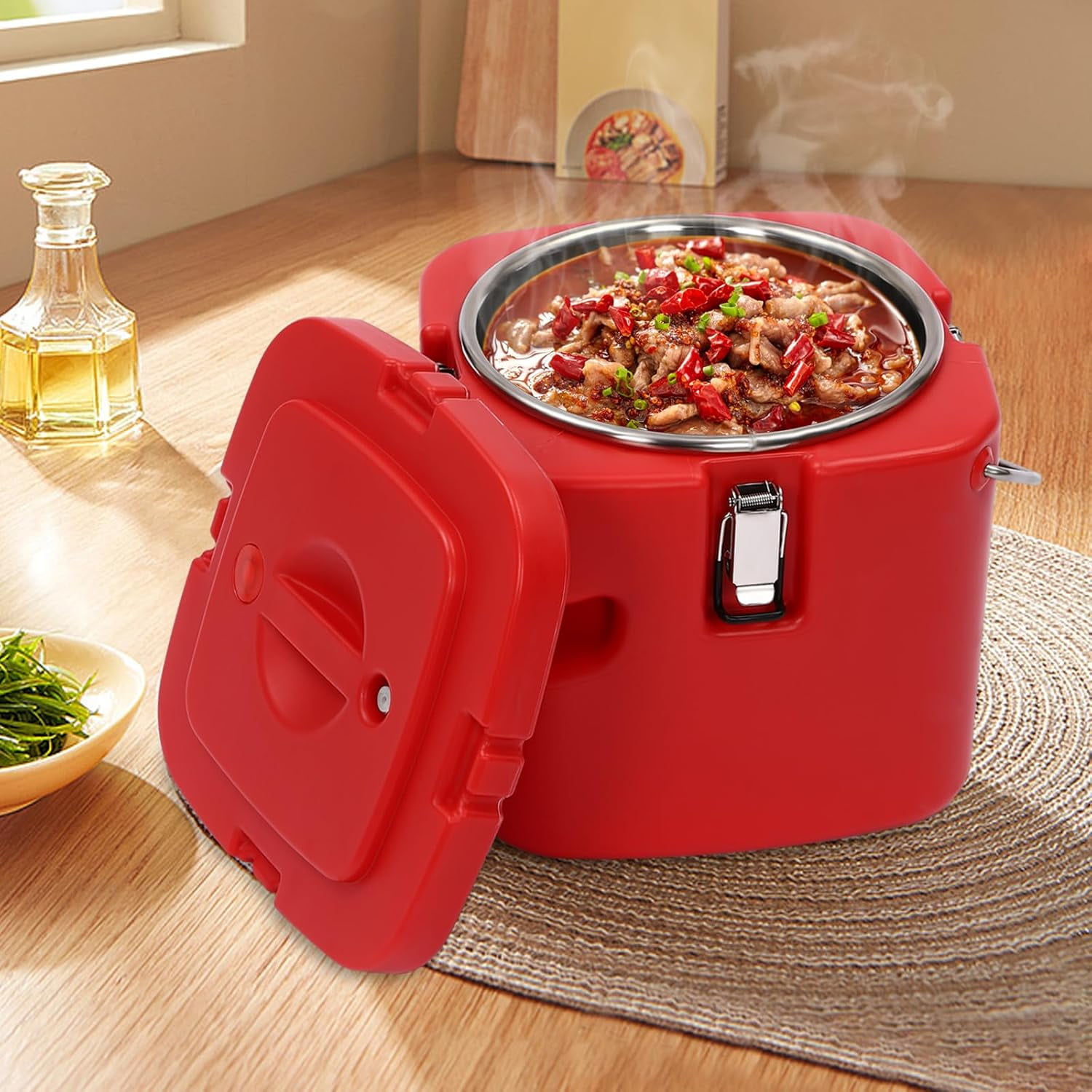 Insulated Soup Carrier Coolers, 2.5 Gallon Food Warmer/Coolers Box for ...