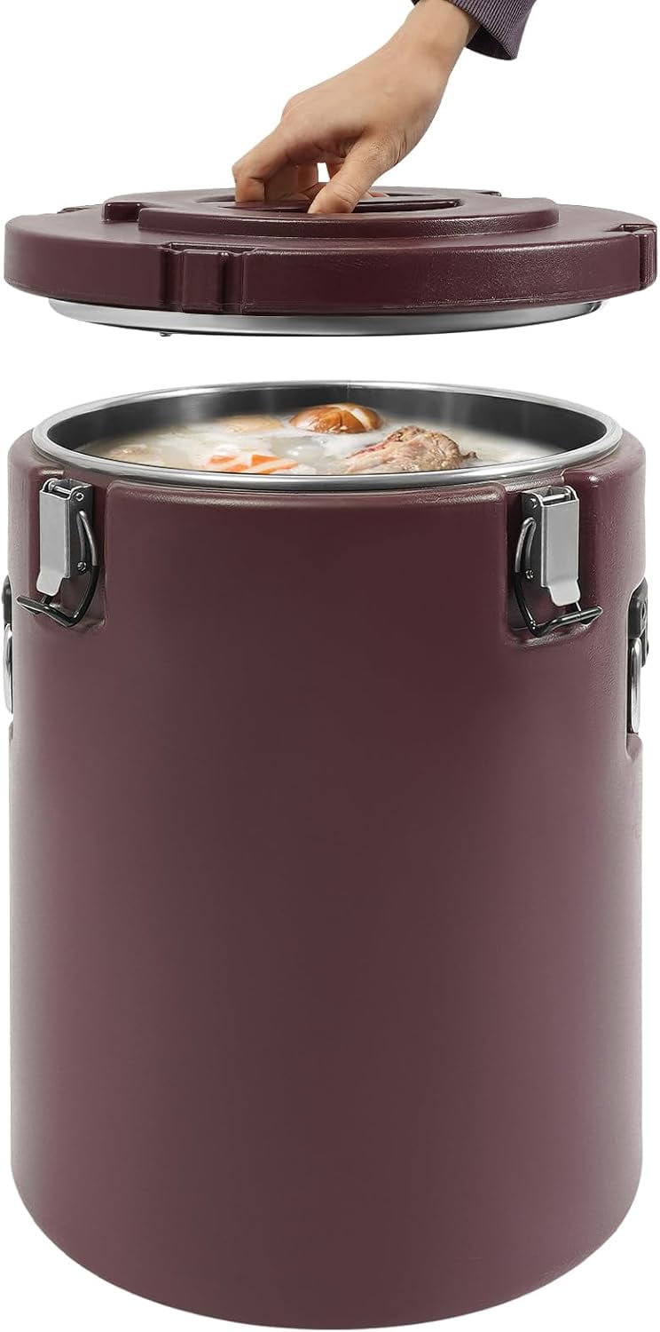 Insulated Soup Container 10.6 Gallon Commercial Food Warmer for Hot ...