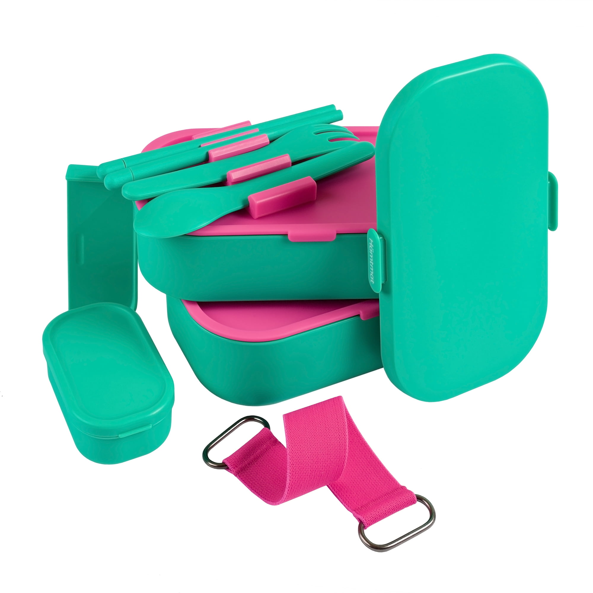 Insulated Stackable Bento Box for Adults with Reusable Chopsticks ...