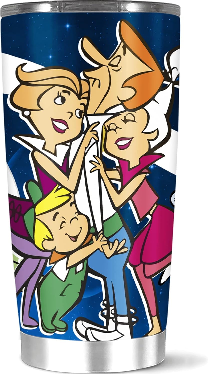 Insulated Stainless Steel 20 oz jetsons Hot Coffee Tea Wine Cold Iced ...