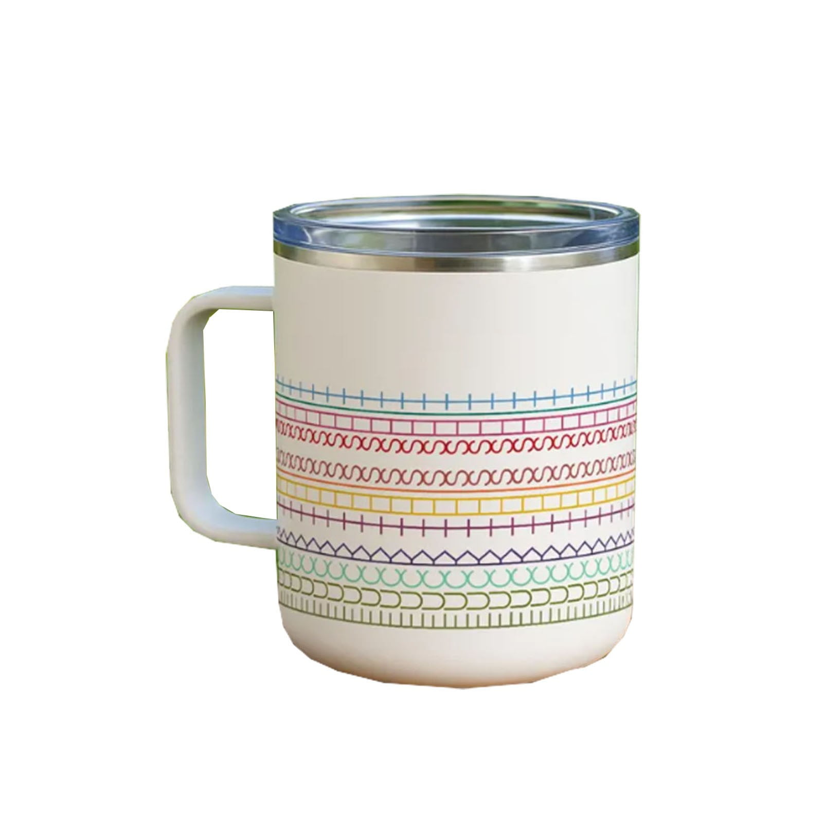 Insulated Stainless Steel Coffee Mug with Handle – 12oz Travel Mug for ...