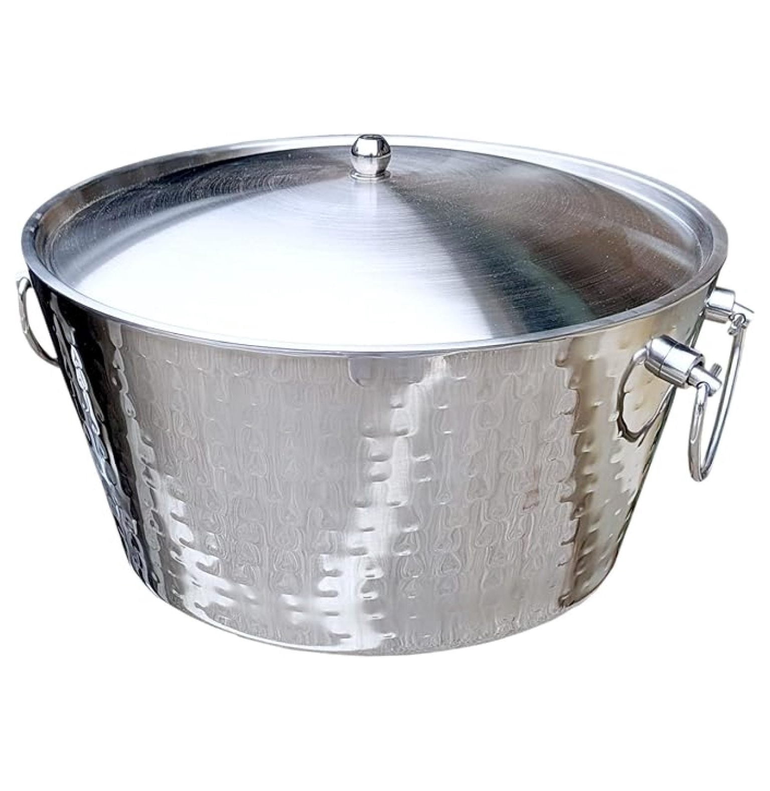 Insulated Stainless Steel Large Ice Bucket with Lid for Parties ...