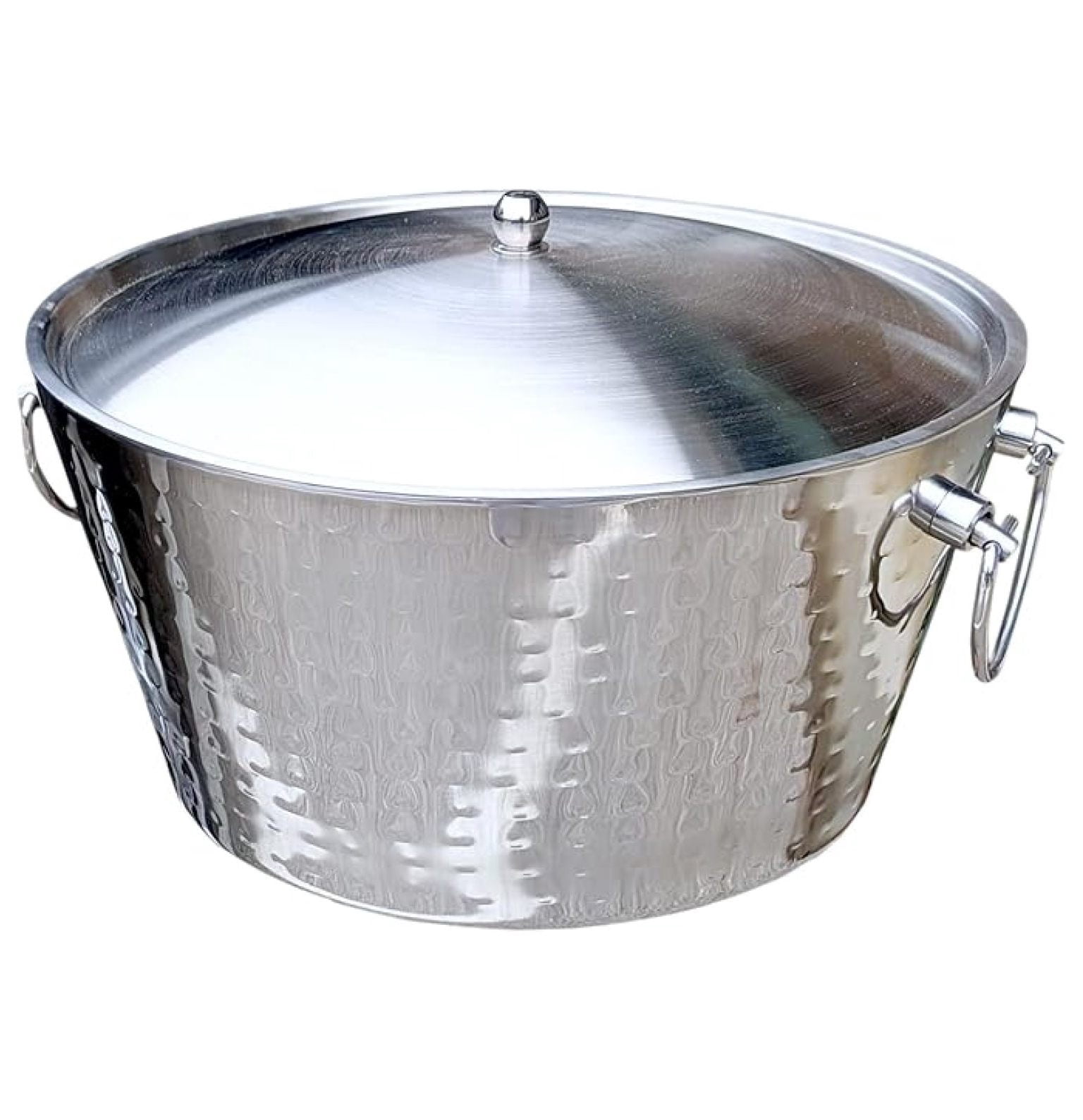 Insulated Stainless Steel Large Ice Bucket with Lid for Parties ...