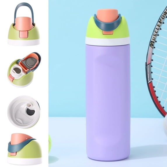 Insulated Stainless Steel Water Bottle with Straw for Sports, Travel ...