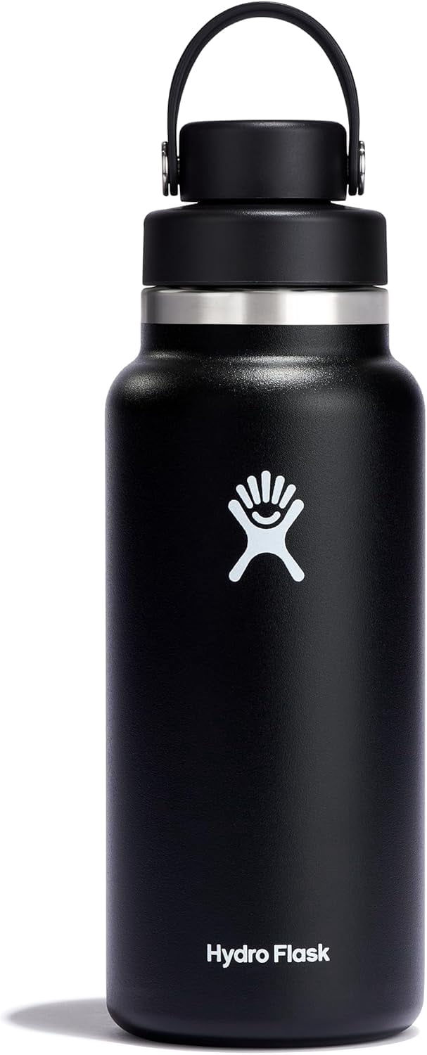 Insulated Stainless Steel Water Bottle with Wide-Mouth Chug Lid ...