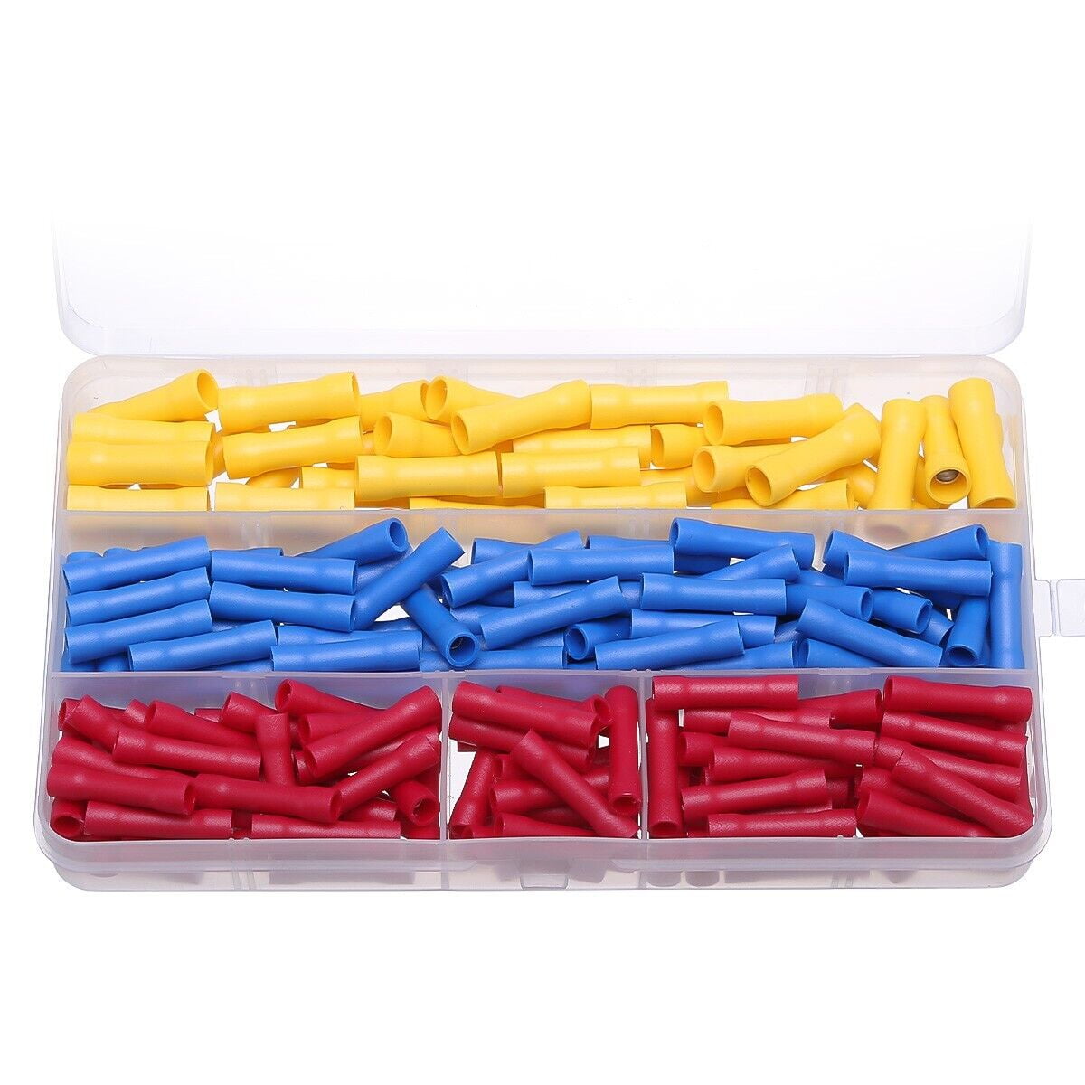 Insulated Straight Electrical Wire Butt Connectors Crimp Splice ...