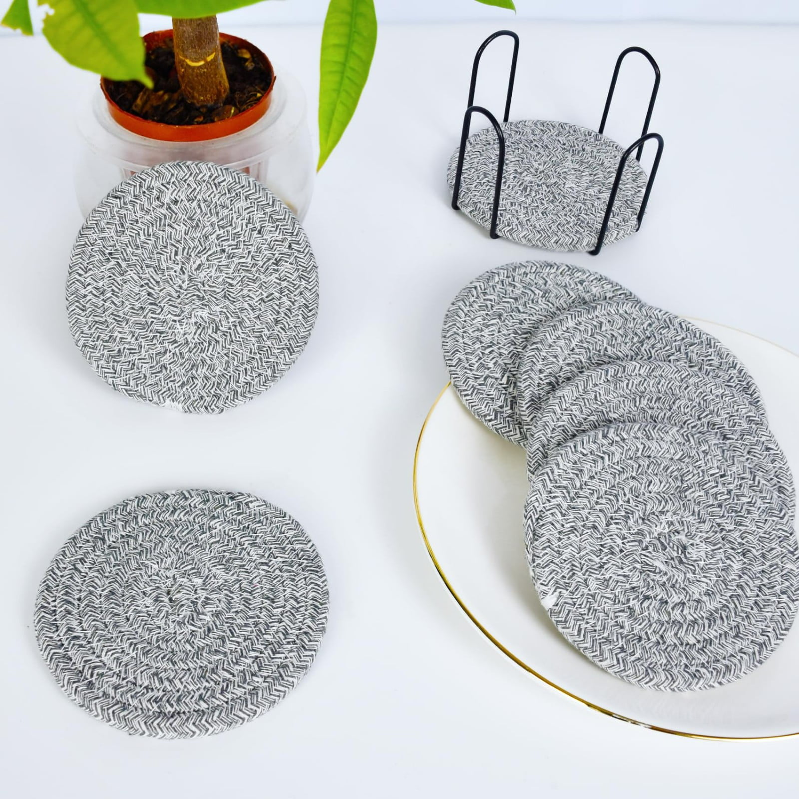 Insulated Table Mat Set, Heat Resistant Placemat, 8 Pcs Dining Mat, Non ...