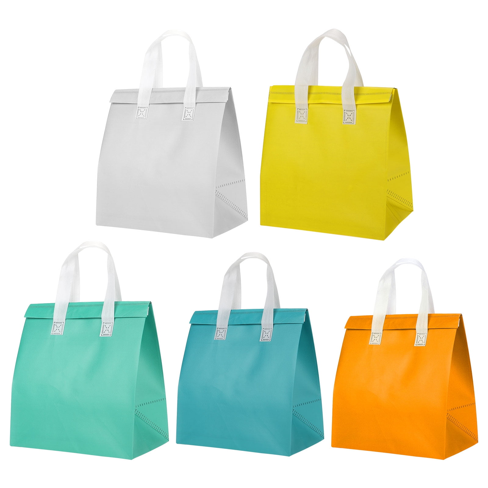 Insulated Take Away Bags, 25 Pcs Thermal Bags 11.8 x 7.9 x 12.6 Inch ...