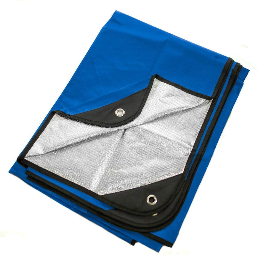Insulated Tarp, Reusable Heavy Duty Thermal Survival Blanket – 60x82in ...