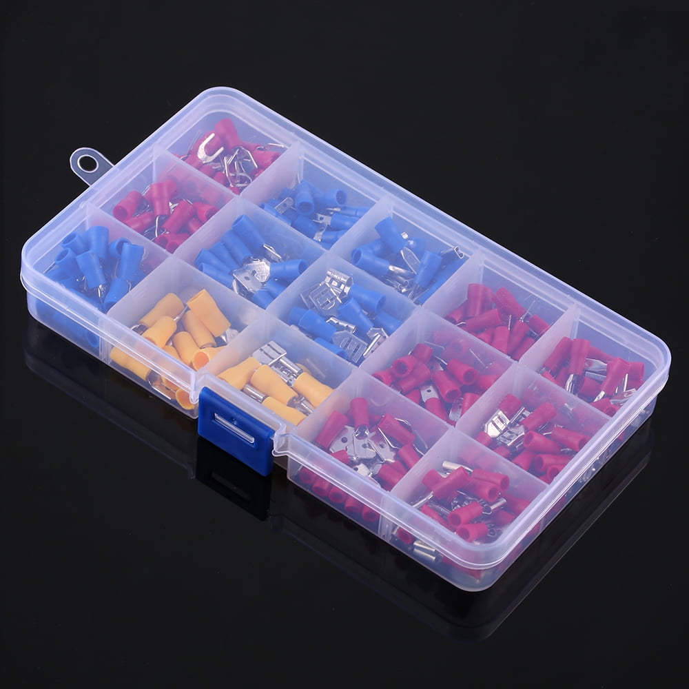 Insulated Terminal,280pcs Crimp Spade Kit Set Male Wire Cable Kit Cable ...