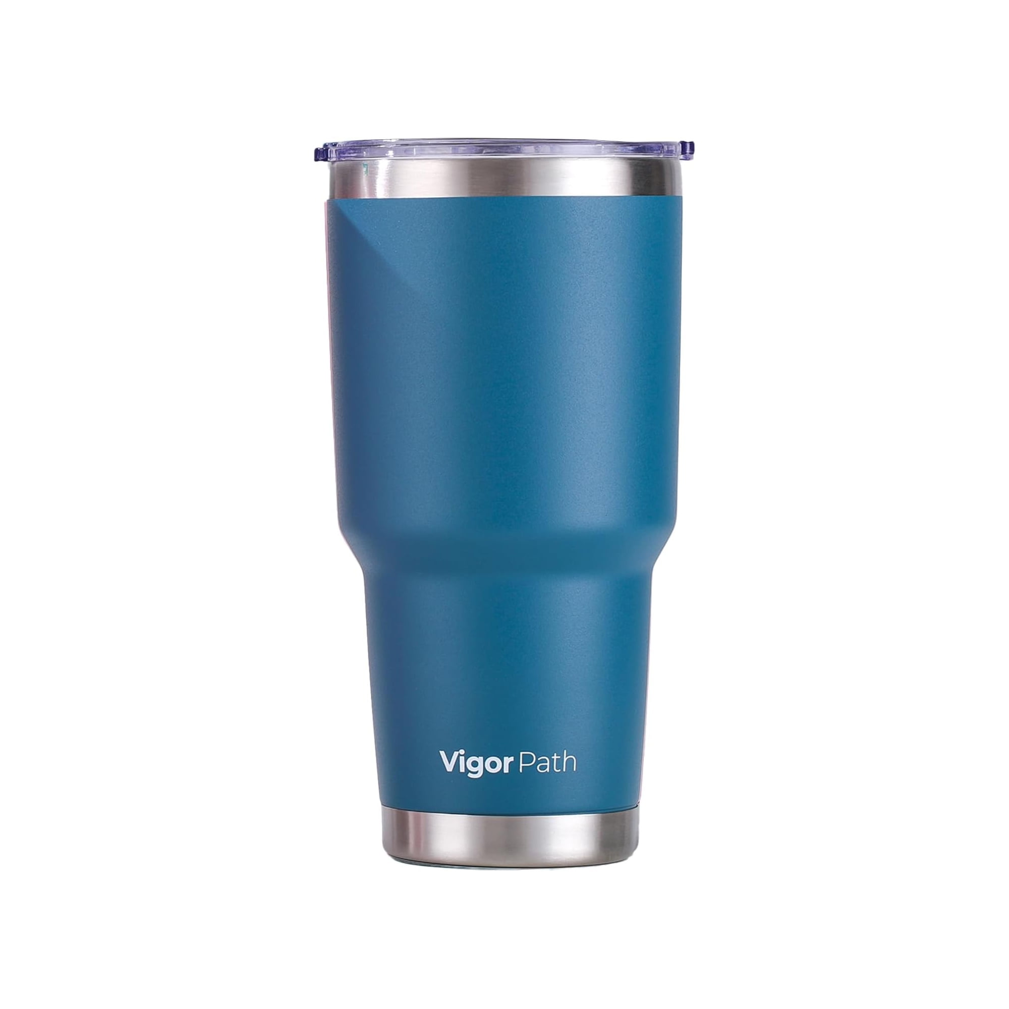 Insulated Tumbler Cup with Slide Lid, Double-Walled Vacuum Stainless ...