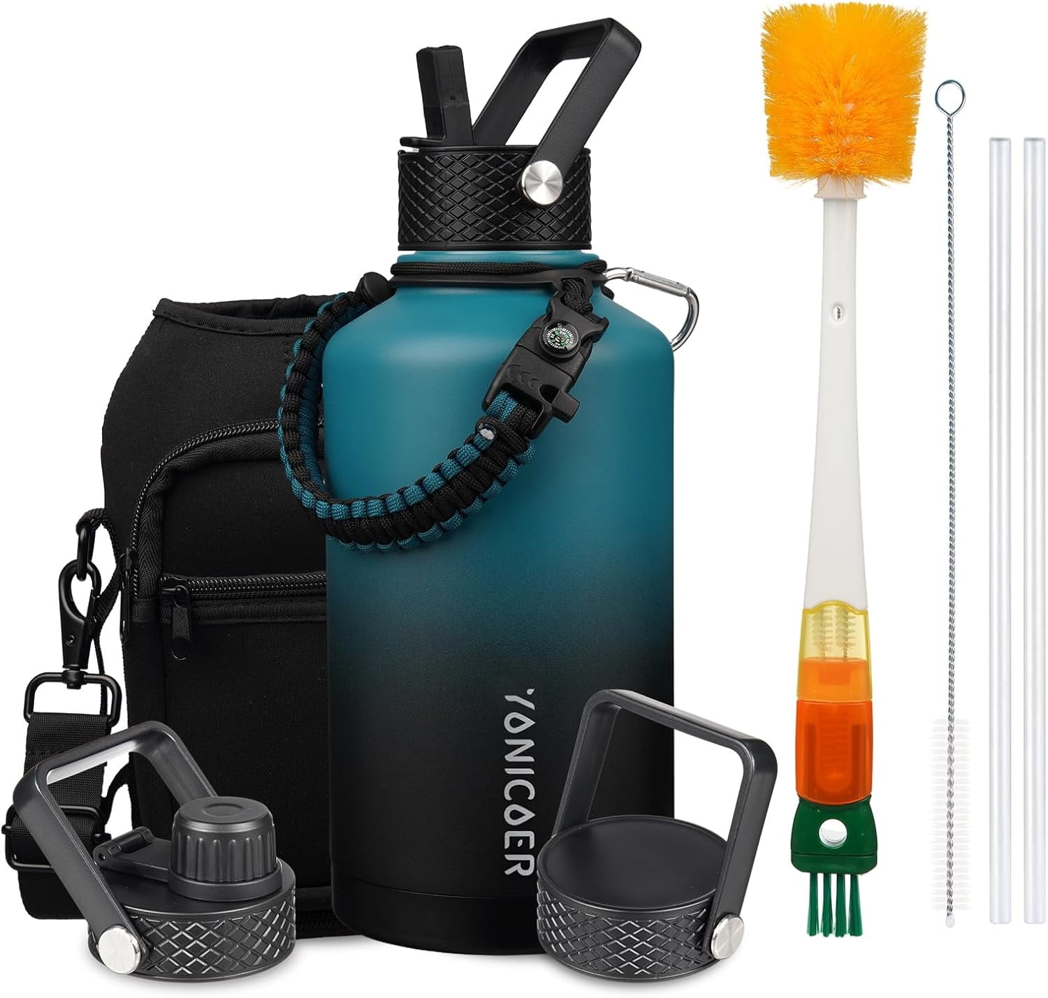 Insulated Water 64oz,Triple Wall Vacuum Stainless Steel(Dishwasher Safe ...