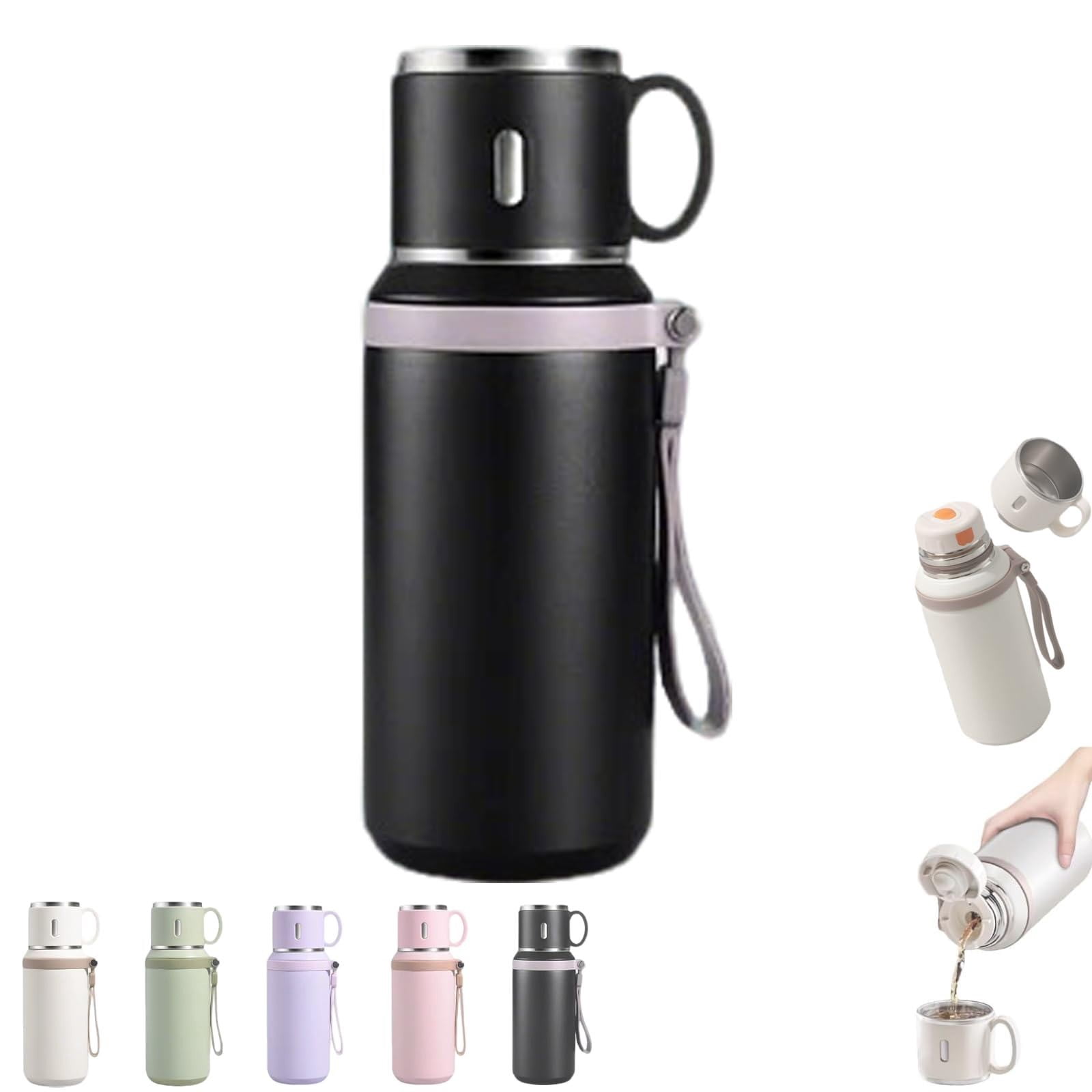 Insulated Water Bottle, 2 In 1 Stainless Vacuum Insulated Bottle With ...