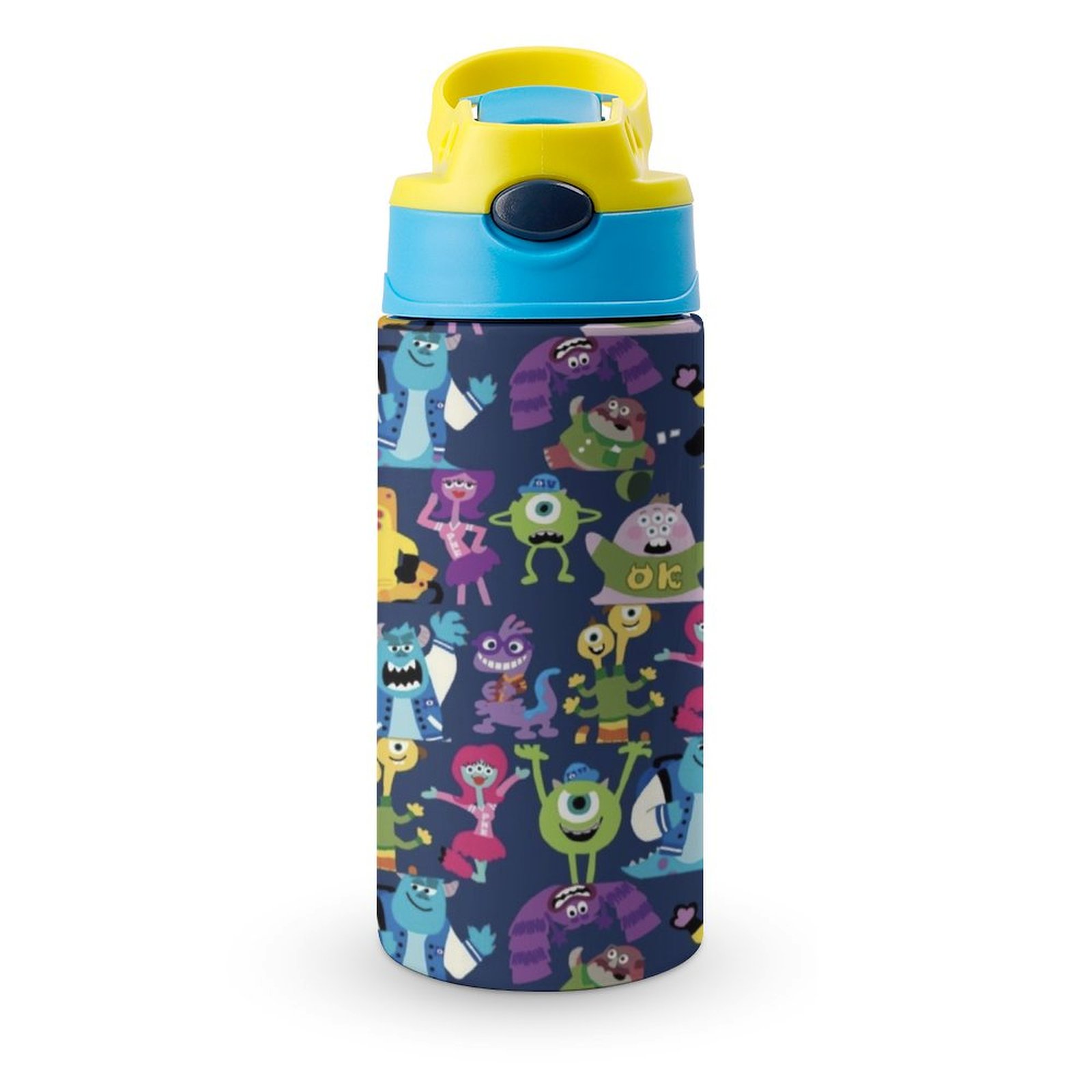 Insulated Water Bottle Monsters Inc Stainless Steel Cup with Covered ...