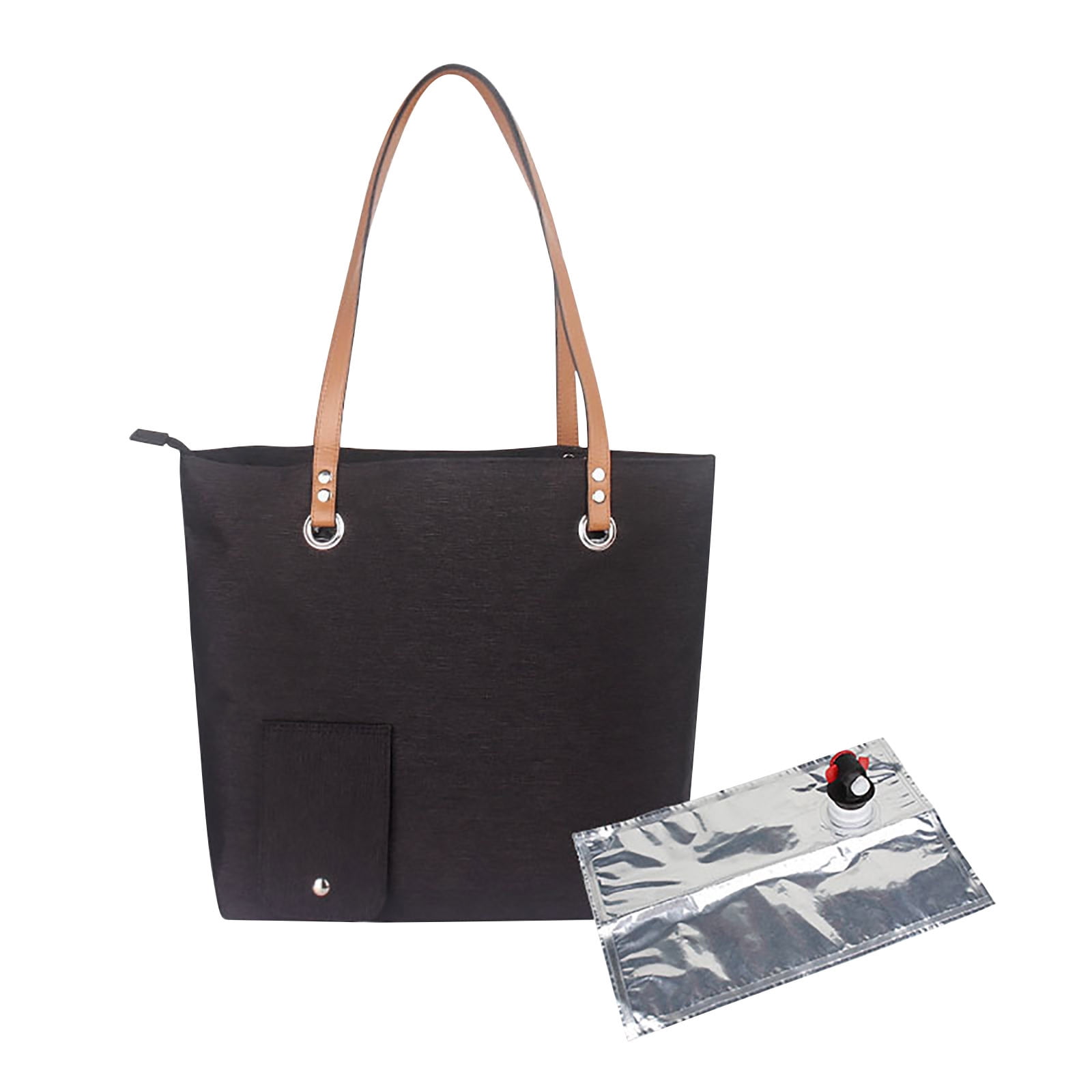 Insulated Wine Bag, Portable Beverage Carrier, Temperature Control for ...