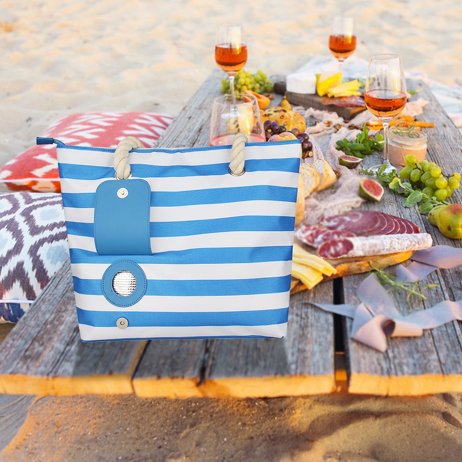 Insulated Wine Carrier for Gifts and Outings with Durable Waterproof ...