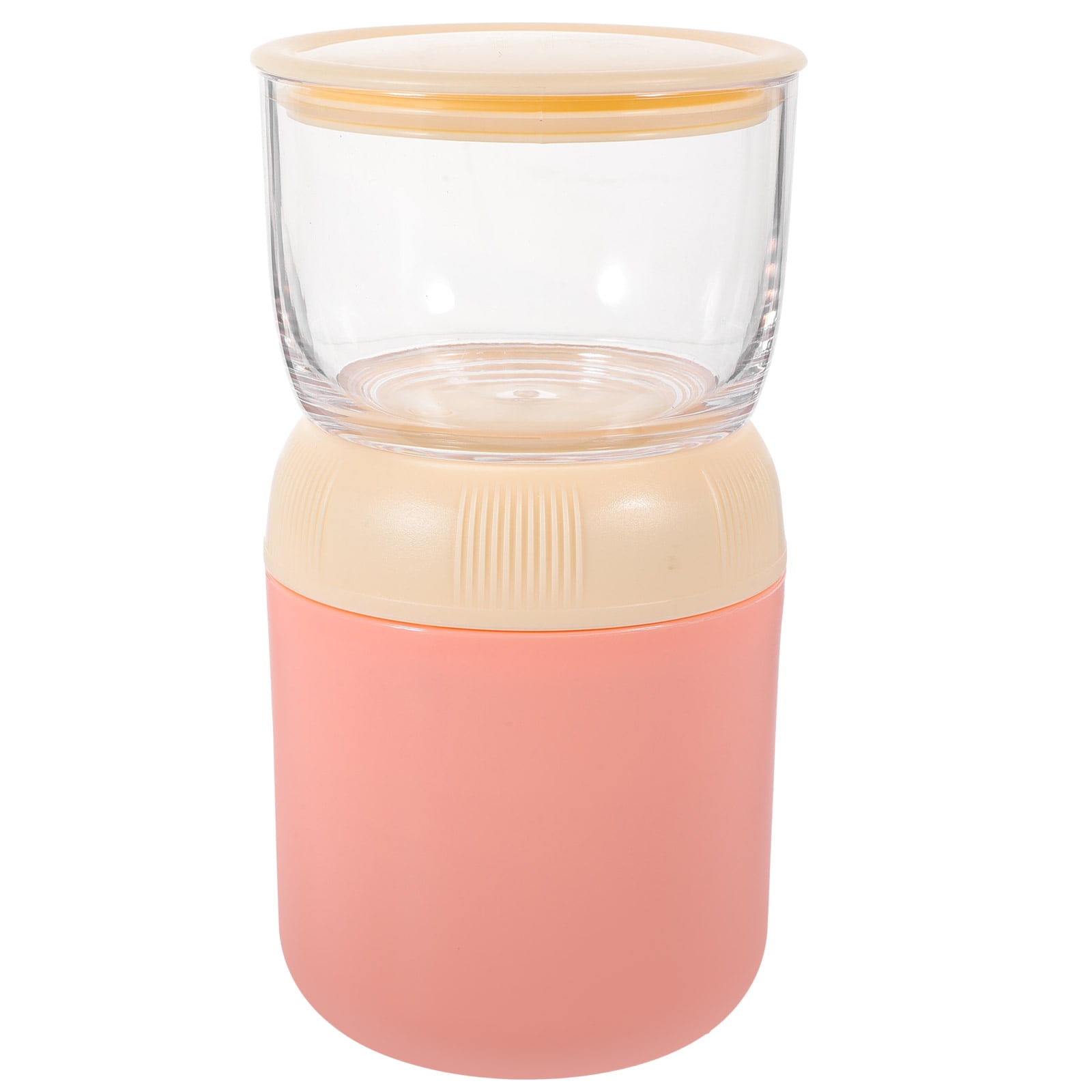 Insulated Yogurt Container Breakfast Cup with Cereal Oatmeal Cup 2-in-1 ...