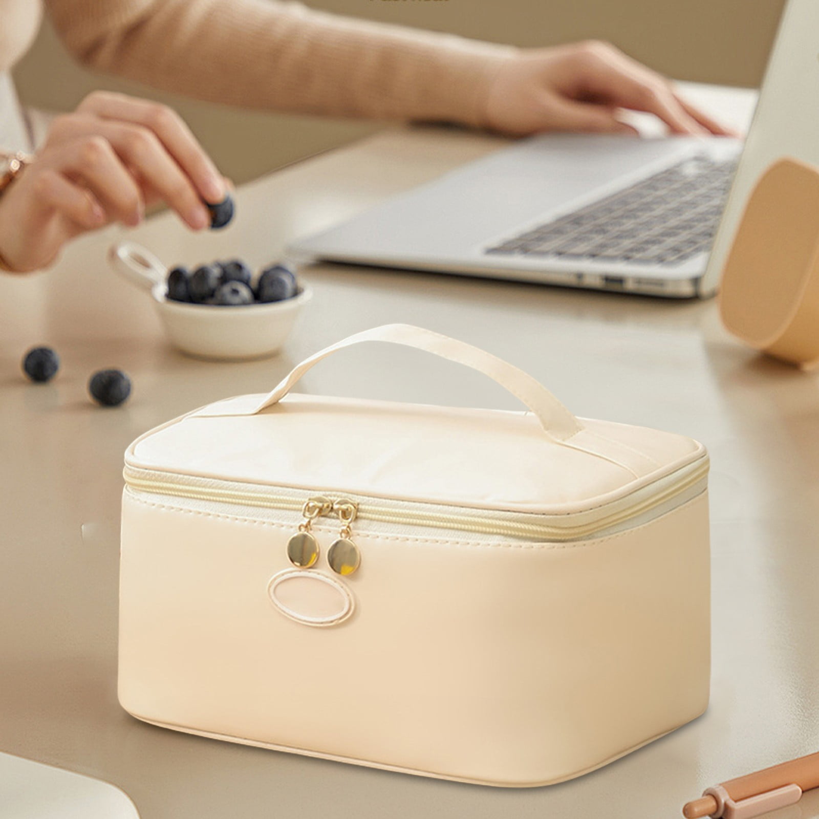 Insulating Lunch Bag With Waterproof Double Layer Design For Bento Milk ...