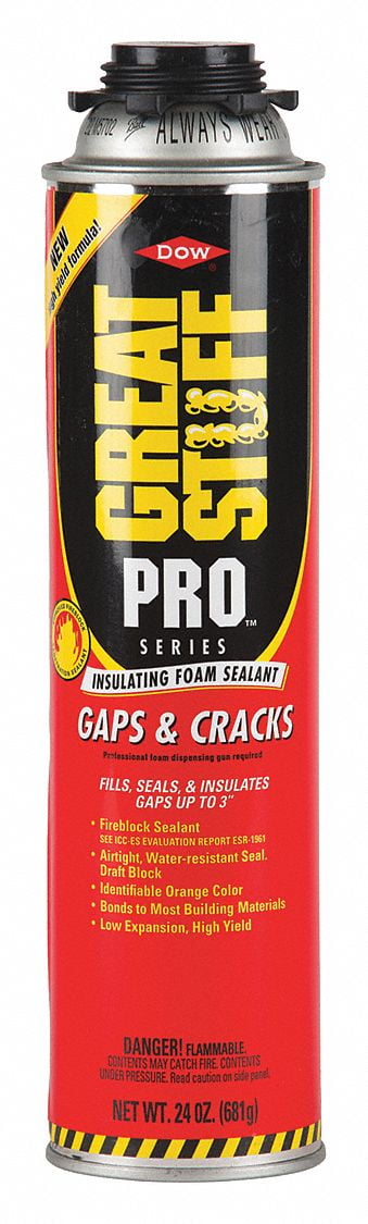 GREAT STUFF 00341557, Spray Foam Sealant, Orange Aerosol Industrial ...
