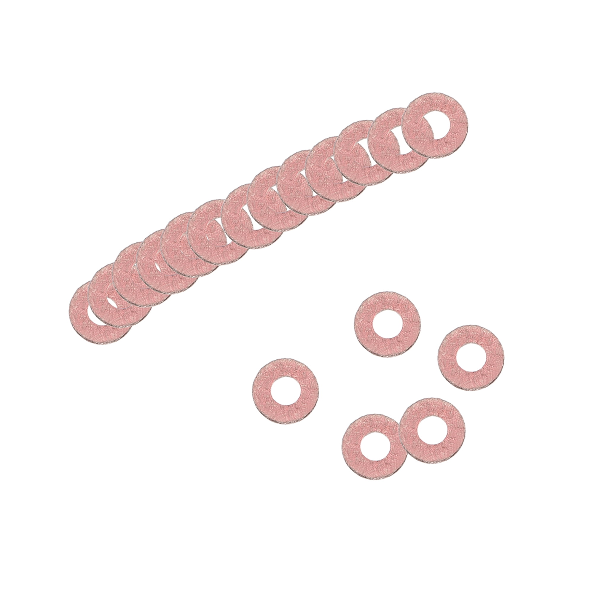 Insulating Washer, 1000 Pcs 2.5 x 5.5 x 0.8mm Red Vulcanized Fiber ...