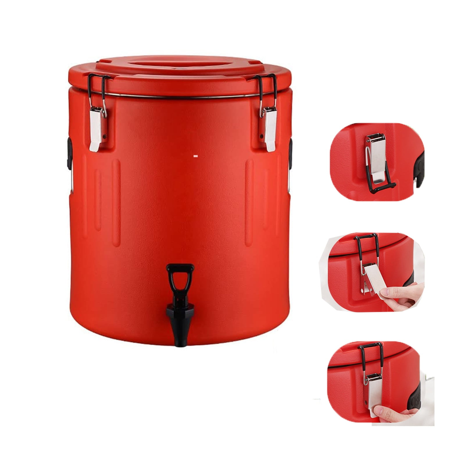 Insulation Bucket, Hot and Cold Water Boiler Dispenser with Faucet ...