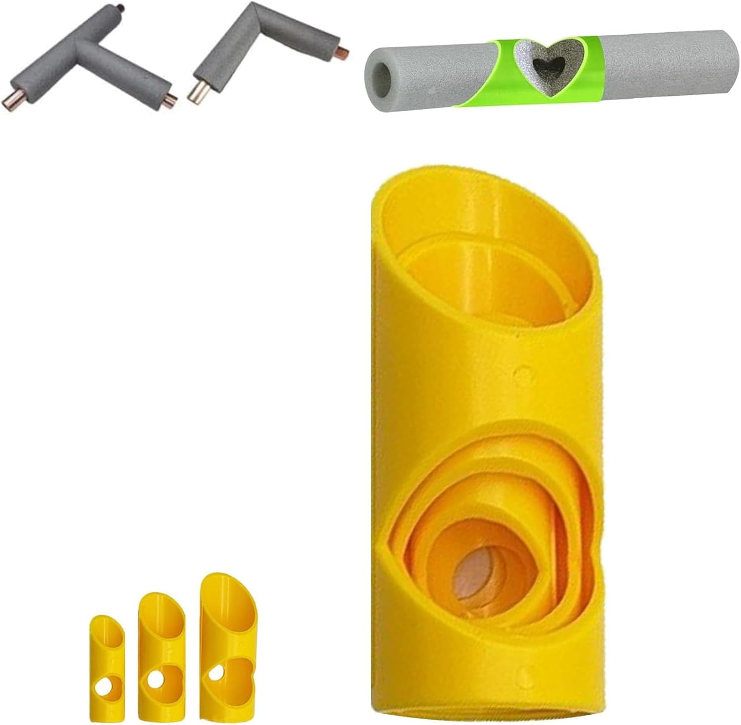 Insulation Clip, 2025 Upgraded Pipe Insulation Cutting Guide, 3D ...