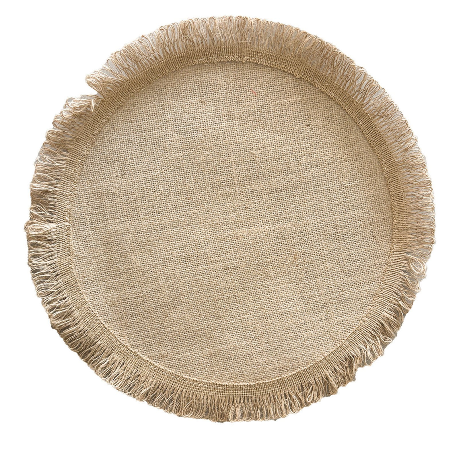 Insulation Table Mat, Round Jute Placemat with Tassels, Anti-Scalding ...