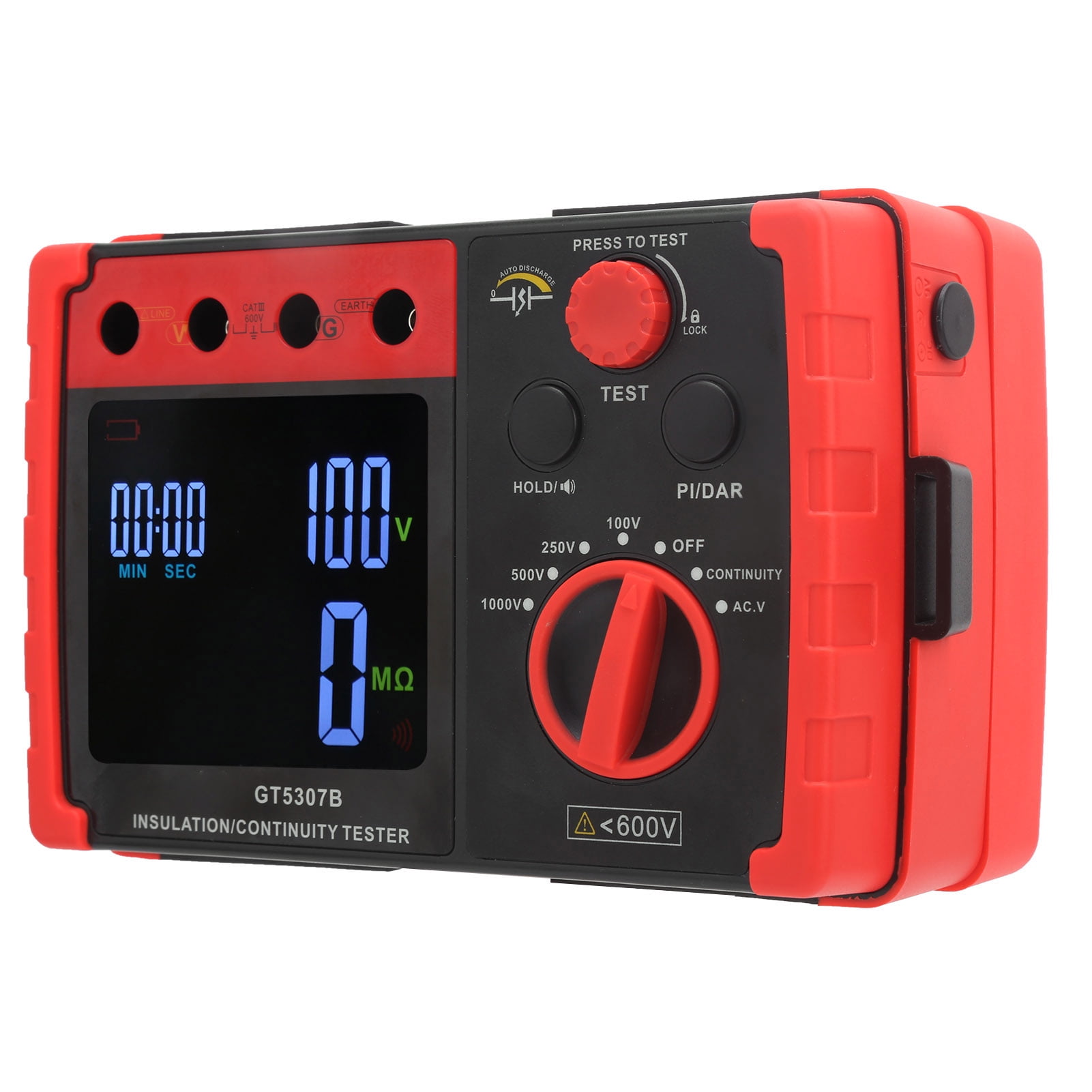 Insulation Tester, Accurate Alarm Function Digital Megohmmeter ...