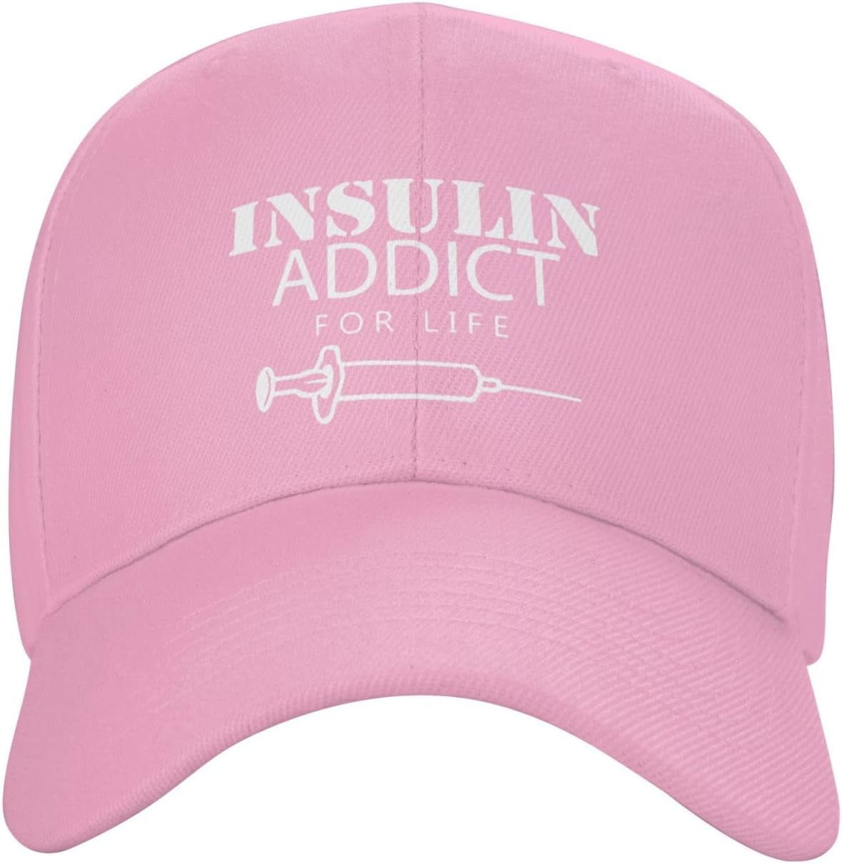 Insulin Addict for Life Hat Curved Brim Baseball Cap Adjustable Golf ...