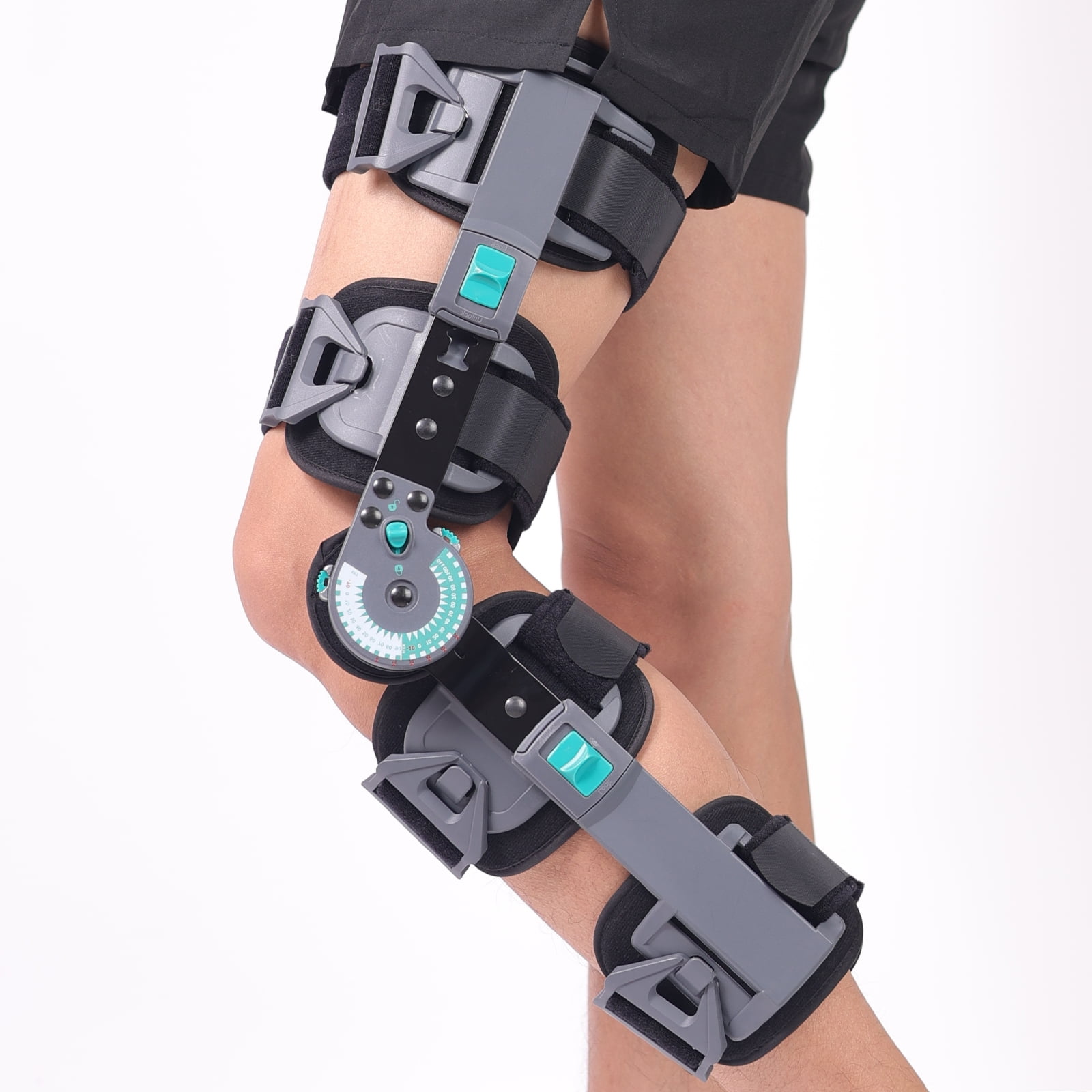 Insunen Hinged Knee Brace, Post Op ROM Adjustable Recovery Support for ...