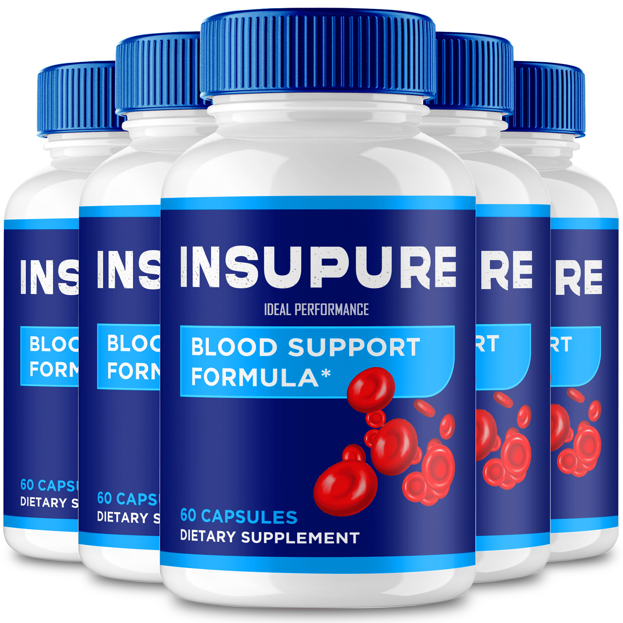 Insupure Capsules, Insupure Support Supplement Pills (5 Pack) - Walmart.com