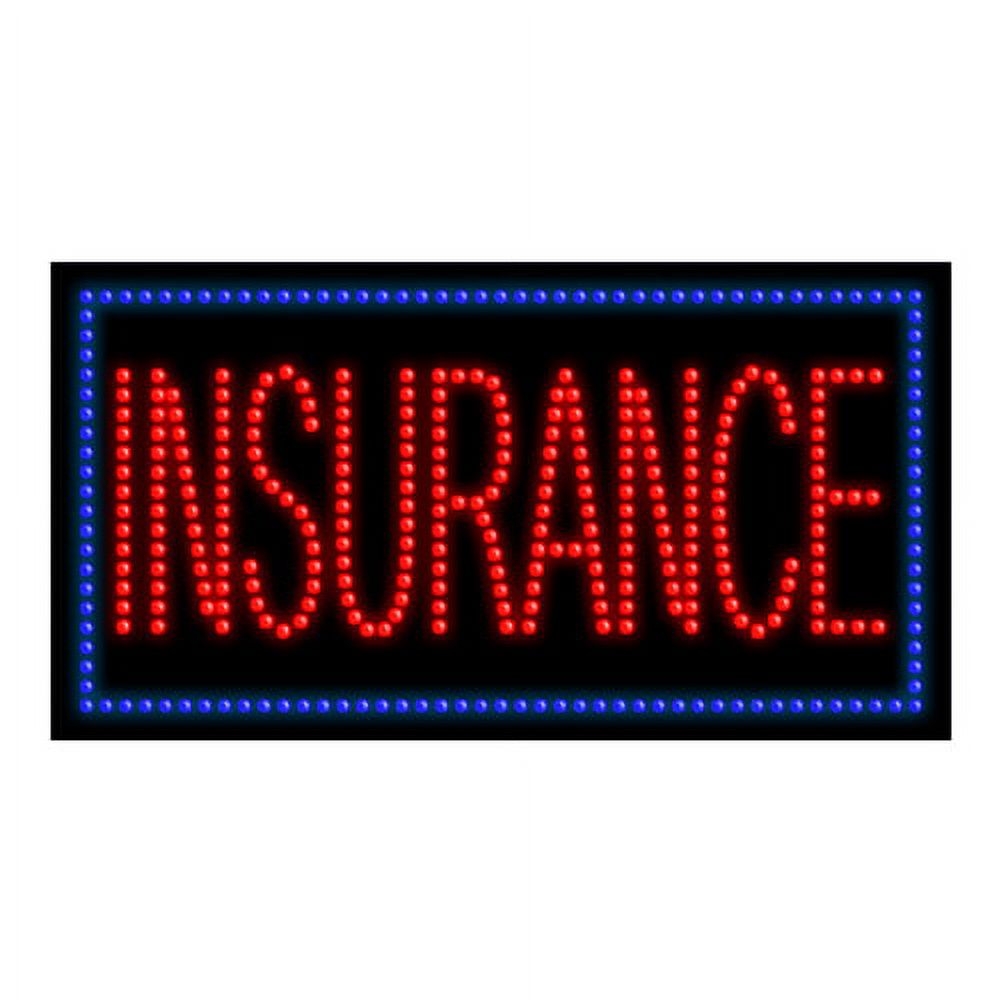 Insurance-LED Dots Sign Made in USA - Walmart.com