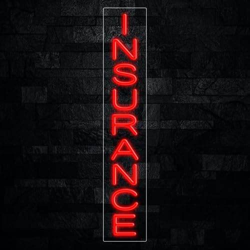 Insurance LED Neon Sign 5"L x 27"H #32412 - Walmart.com