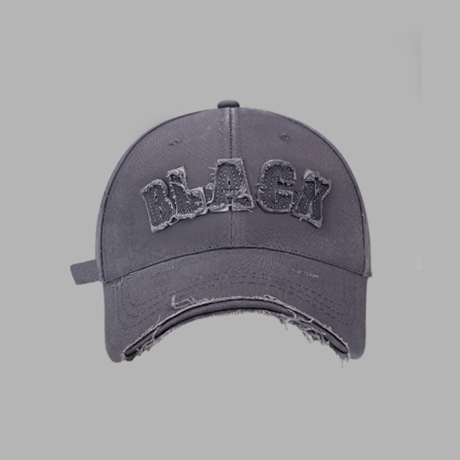 Intage Distressed Lettering Baseball Cap Unisex Streetwear Wide Brim ...