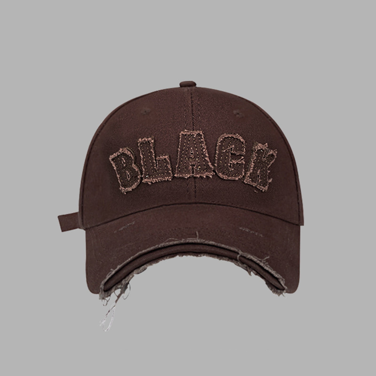 Intage Distressed Lettering Baseball Cap Unisex Streetwear Wide Brim ...