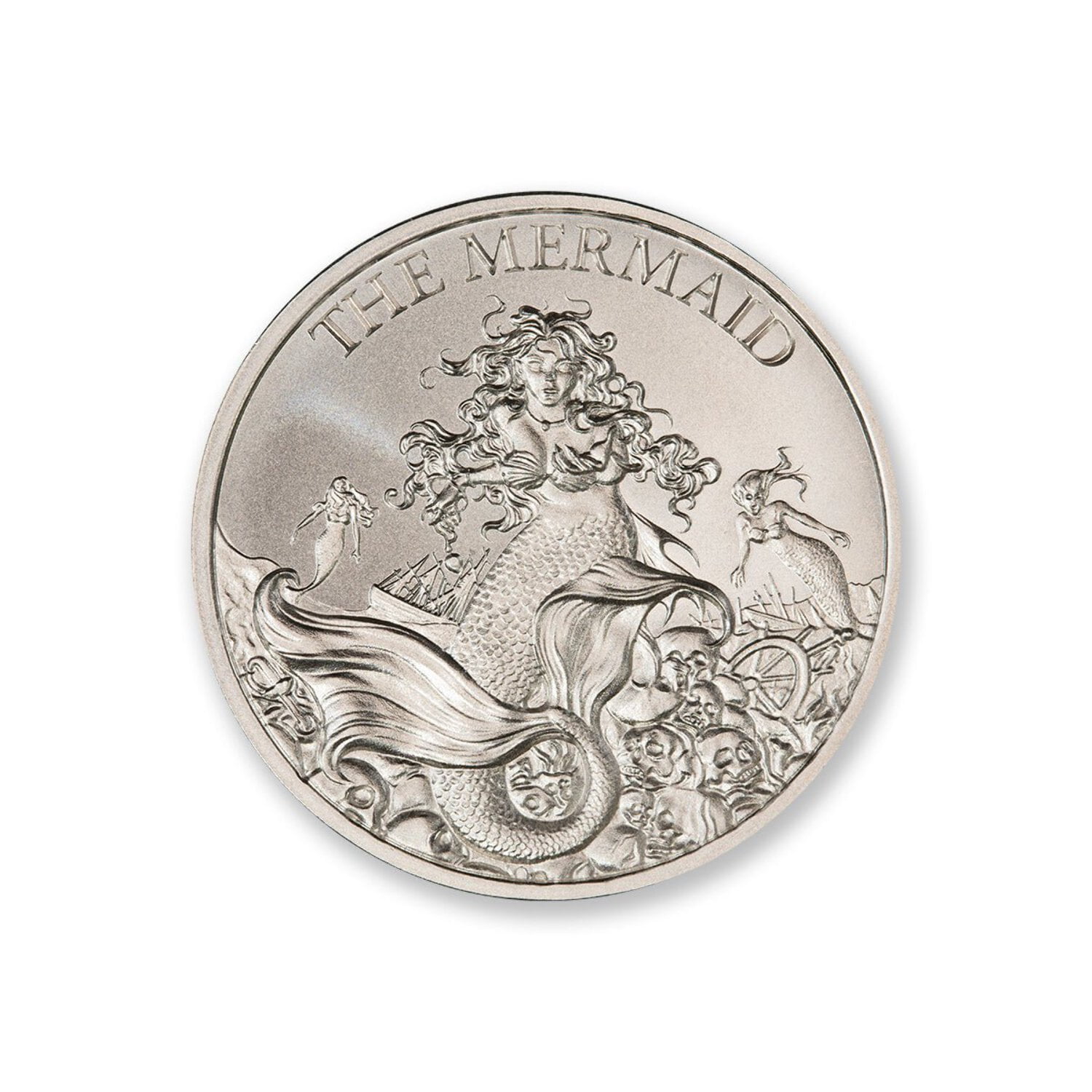 Intaglio The Mermaid 1 Troy Ounce 39mm .999 Silver - Walmart.com